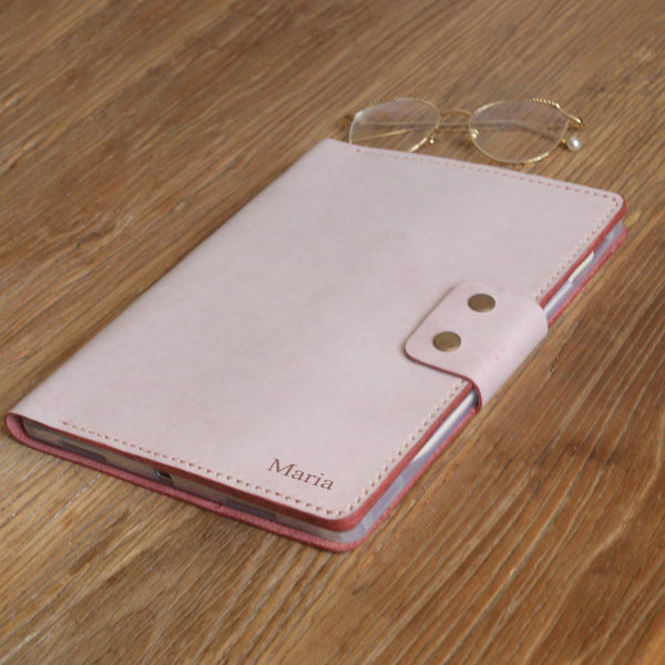 Handmade iPad Leather Portfolios With Apple Pencil Holder - Waxed Vege ...
