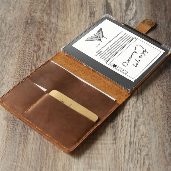 Personalized Leather Case for Kindle Scribe - Multiple Colors - 606-SC ...
